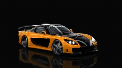 Mazda RX-7 Veilside | Pushin P Tuned | Car Mod | Assetto World