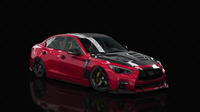 Infiniti Q50 Red Sport 2024 | SWRVN '24 | Car Mod | Assetto World