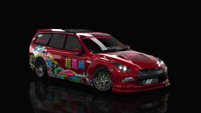 Nissan Stagea R35 GTR AWD Tuned | Car Mod | Assetto World