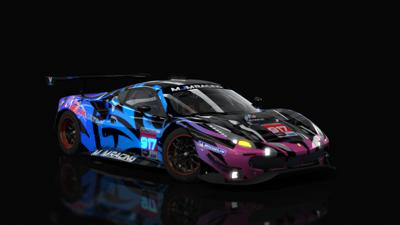 GTLM Ferrari 488 GTE EVO IMSA AC-Friends) | Car Mod | Assetto World