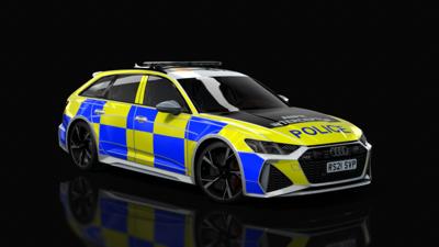 Audi RS6 2021 UK POLICE | Car Mod | Assetto World