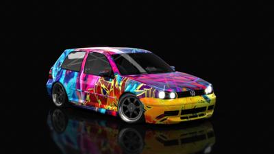 Volkswagen Golf MK4 353 HP Turbo RWD EDISMD Air ride Stance | Car Mod ...