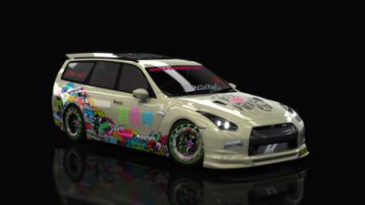 Nissan Stagea R35 GTR Drift spec. Stage 3 | Car Mod | Assetto World