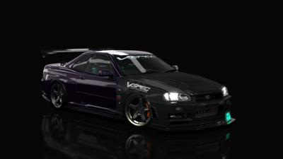 Nissan Skyline GT-R R34 V-SPEC Performance drft tune eyzgt | Car Mod | Assetto World